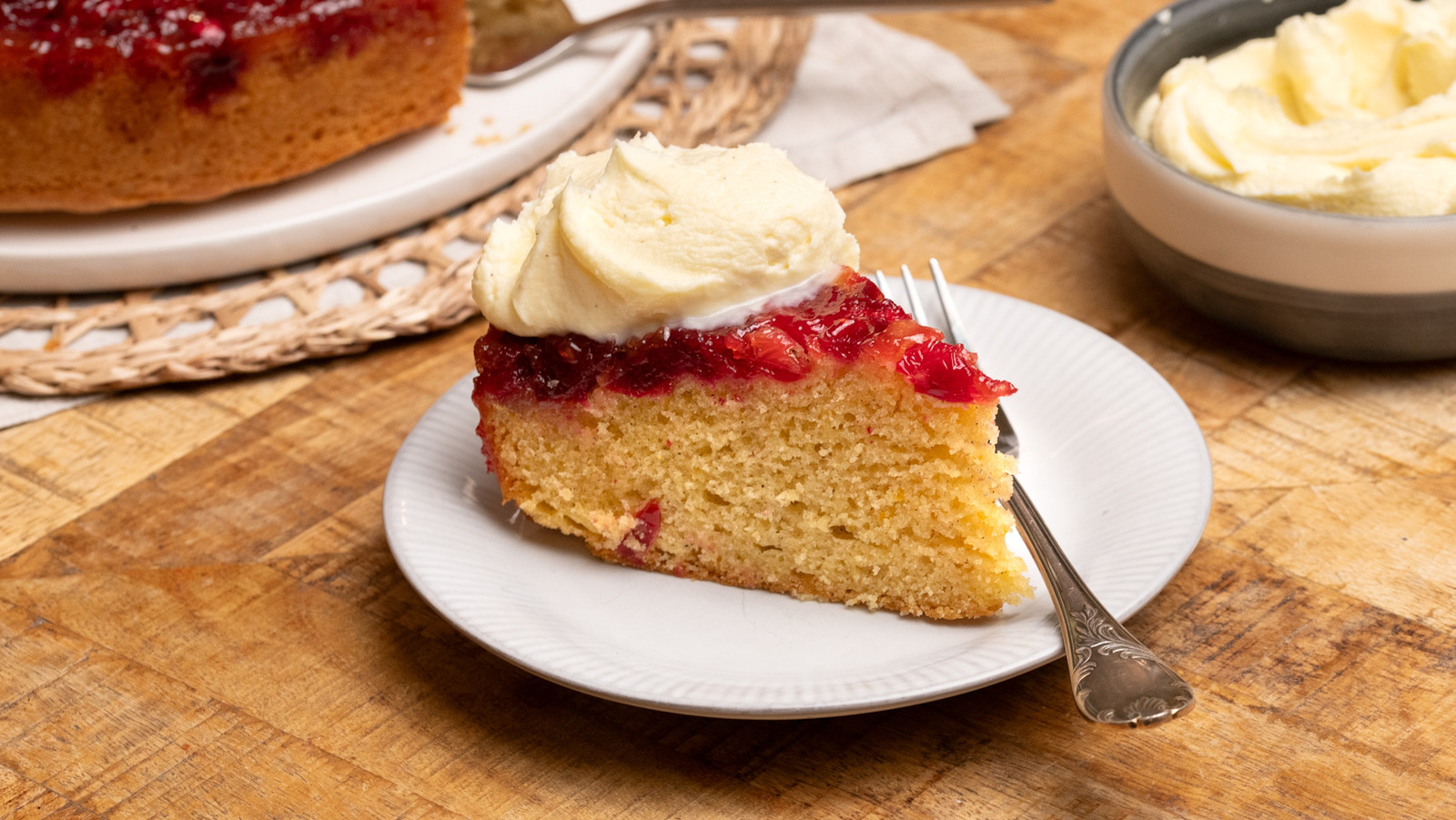 Recette de gâteau renversé aux canneberges - Le V, café et resto